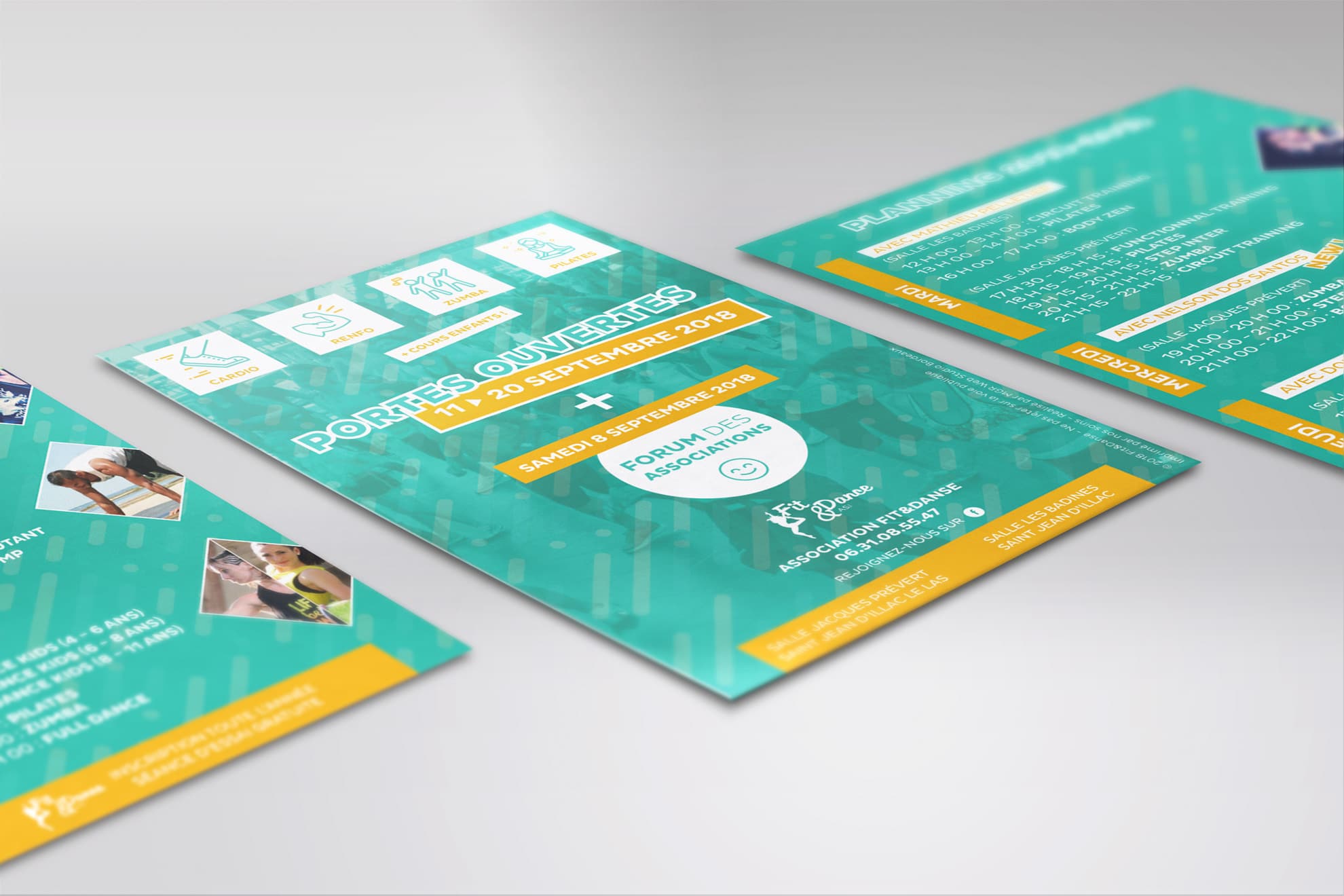 Flyer Association sportive - MGR Webdesigner & Webmaster Bordeaux